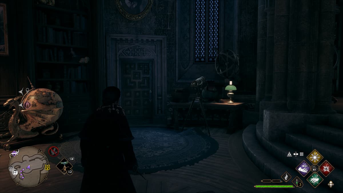 How to open the door near Headmaster's Office in Hogwarts Legacy | Pro Game Guides