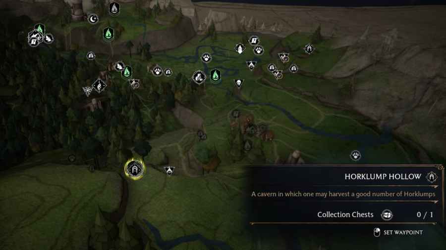 How to get the Collection Chest in Horklump Hollow in Hogwarts Legacy ...