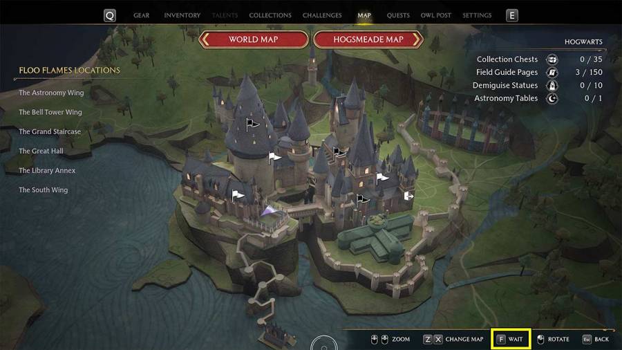 How to Skip Time to make it Day or Night in Hogwarts Legacy | Pro Game ...