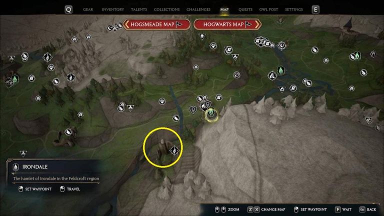 Well, Well, Well Location in Hogwarts Legacy - Treasure Map Location | Pro Game Guides