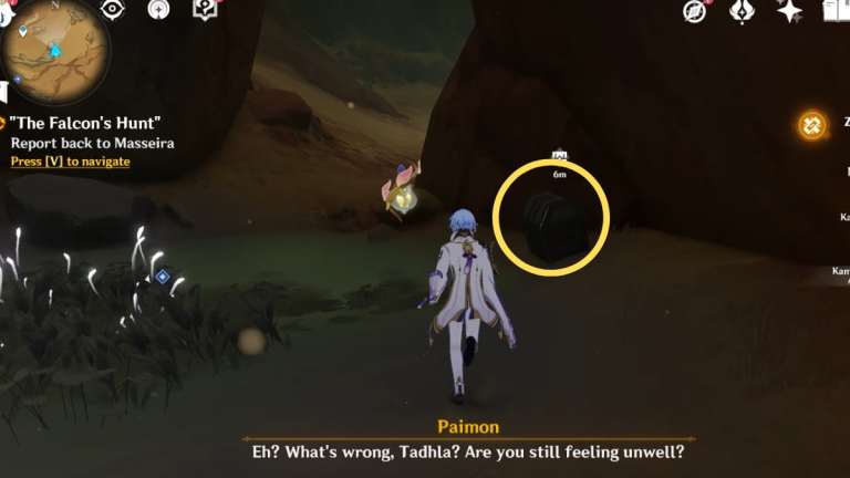 Genshin Impact "The Falcon's Hunt" World Quest guide | Pro Game Guides