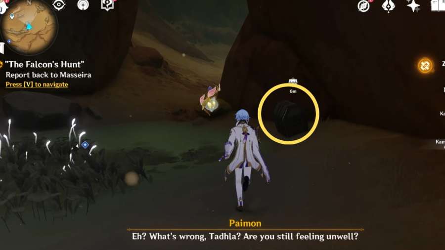 Genshin Impact "The Falcon's Hunt" World Quest guide | Pro Game Guides