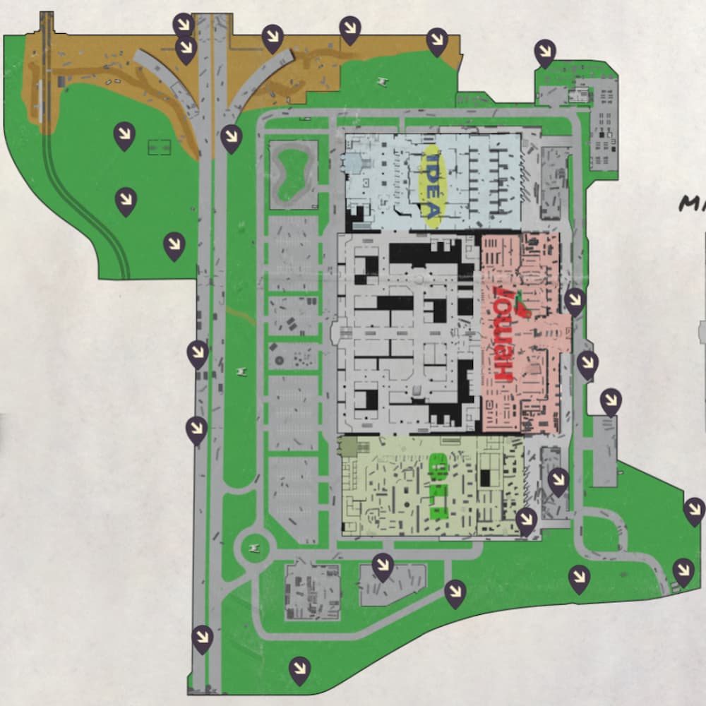 Escape From Tarkov Interchange Map - All Extraction & Spawn Points | Pro Game Guides