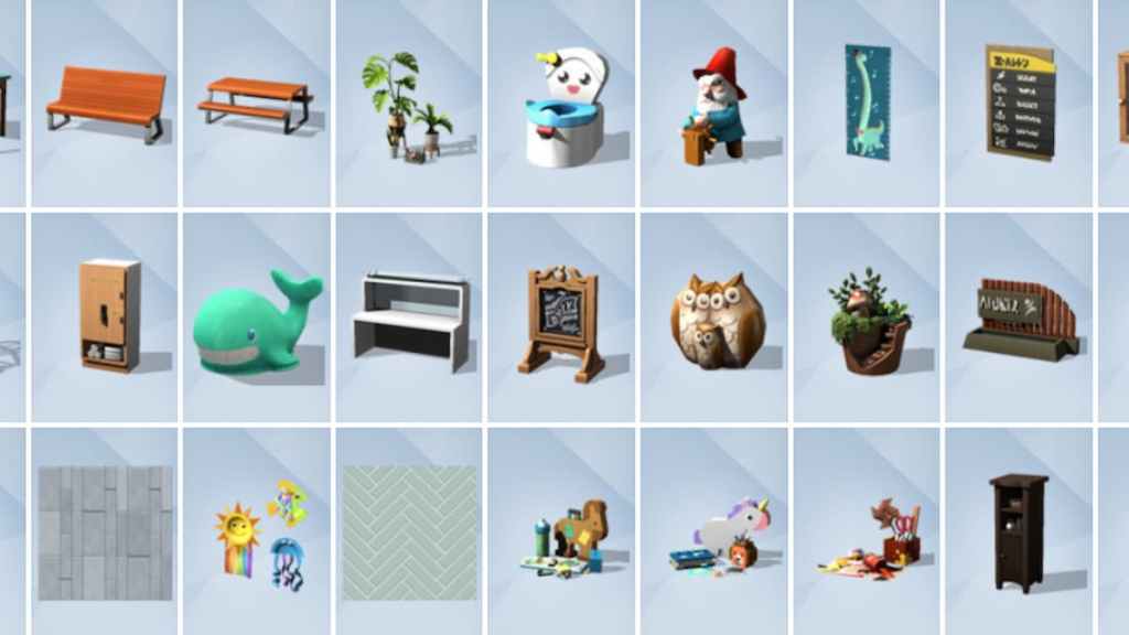 All CAS & Build/Buy Items in Sims 4 Growing Together Expansion Pack ...