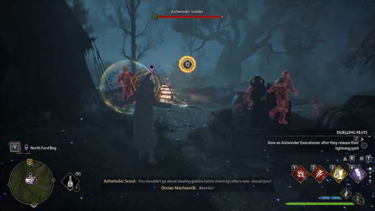 How to disarm an Ashwinder Executioner as they prepare their lightning ...