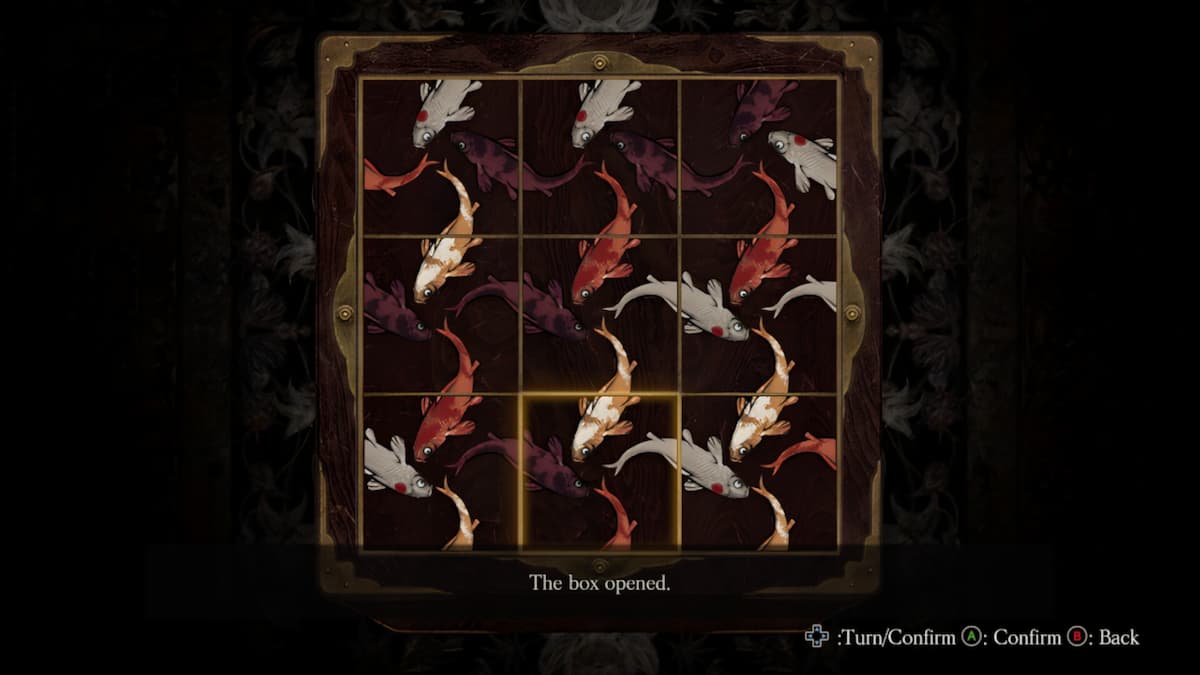 How to solve the koi fish box in Fatal Frame Mask of the Lunar Eclipse ...