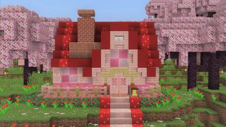 12 Best Cherry Blossom Tree wood builds for Minecraft 1.20 | Pro Game ...