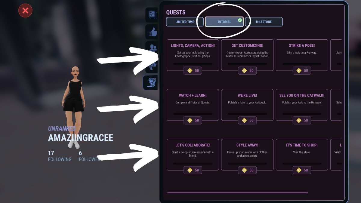 How to get all free items in FASHION KLOSSETTE - Roblox | Pro Game Guides
