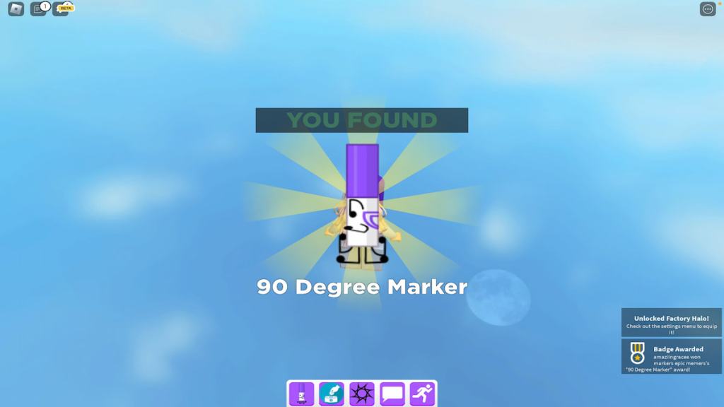 How to get the 90 Degree Marker in Find the Markers - Roblox | Pro Game Guides