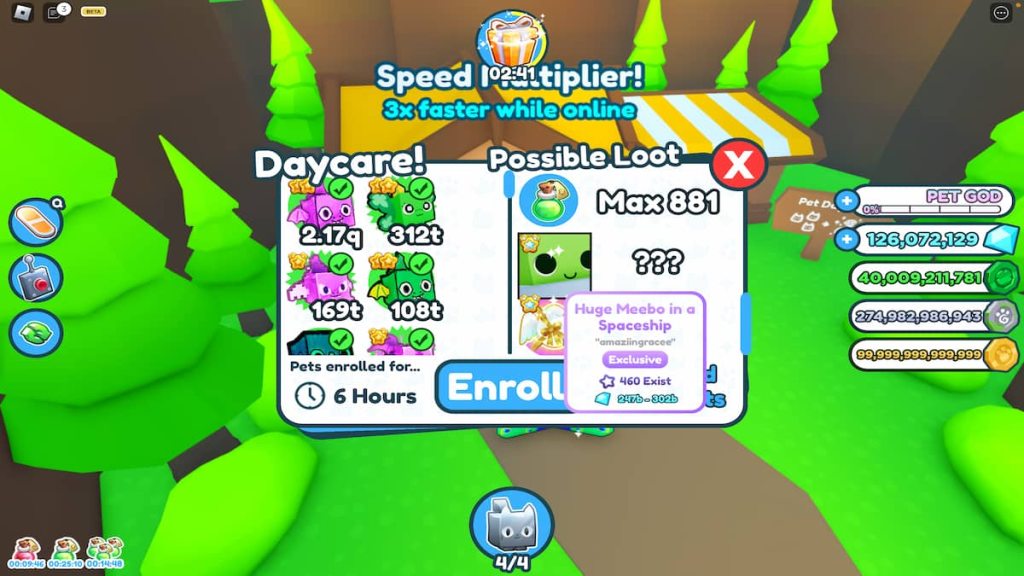 How to get the Huge Meebo in a Spaceship pet in Pet Simulator X ...