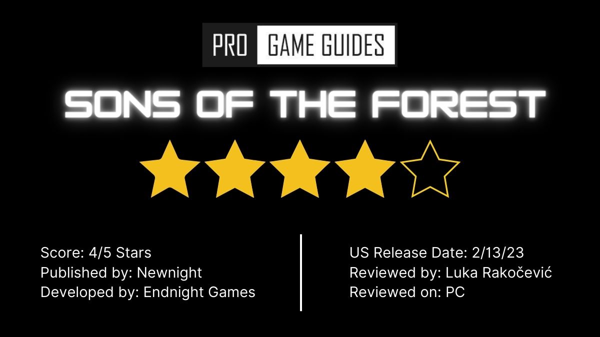 Sons of the Forest Early Access Review: A Diamond in the Rough | Pro ...