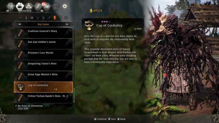 How to get Cups of Cordiality in Wo Long | Pro Game Guides