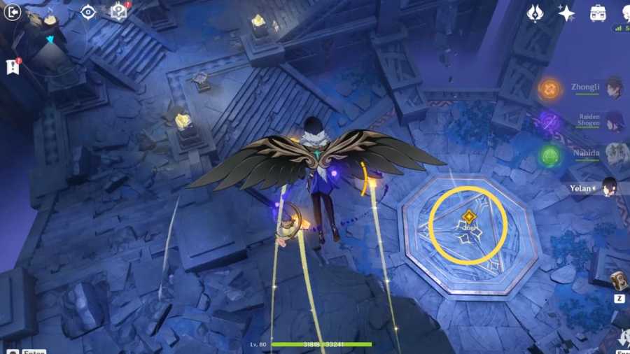 Genshin Impact A Lamenter at Fate's End Unknown Sanctuary walkthrough ...