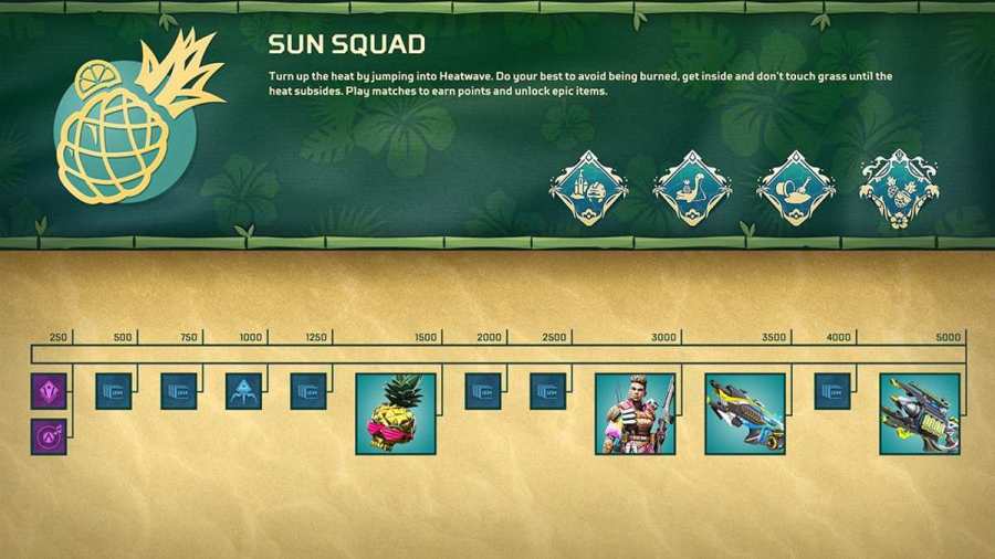 All Sun Squad Collection event free rewards and how to get them in Apex ...