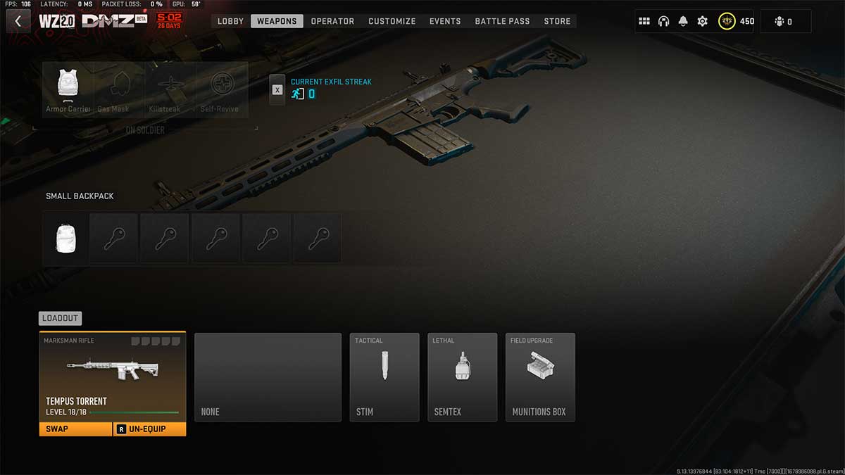 How to get Tempus Torrent in DMZ - Pro Game Guides
