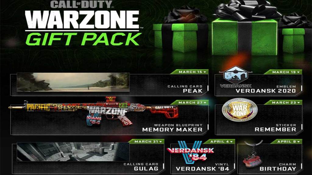 All Warzone Third Anniversary Celebration Rewards and how to unlock ...