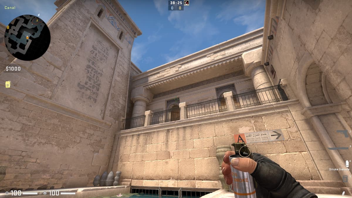Best Smoke Spots on Anubis in CS: GO | Pro Game Guides