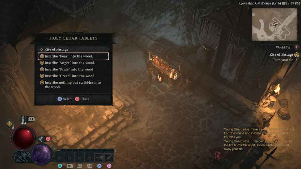 What should you inscribe into the Holy Cedar Tablets in Diablo 4? | Pro ...