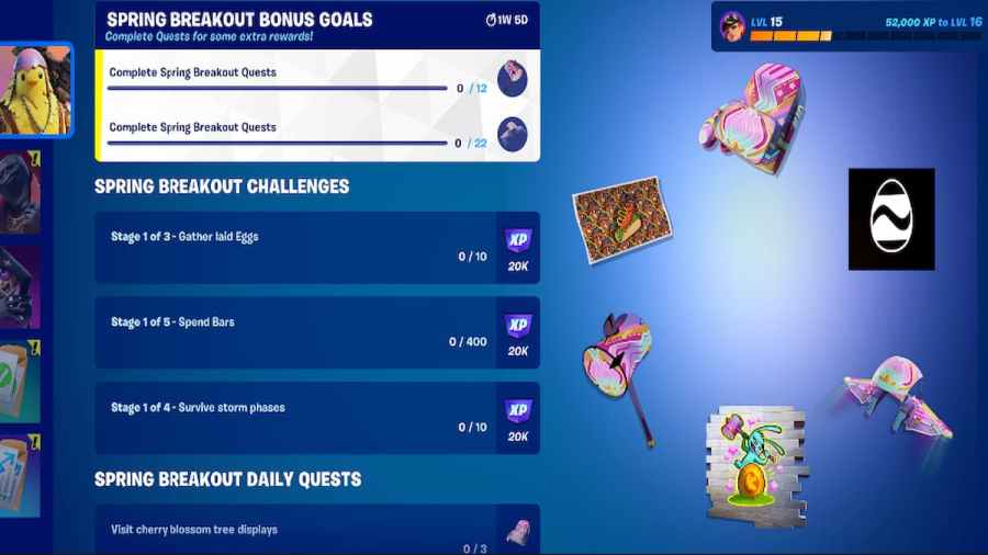 All Fortnite Spring Breakout Quests & Rewards | Pro Game Guides
