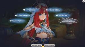 All dialogue & debate answers in Nilou's Story Quest in Genshin Impact ...