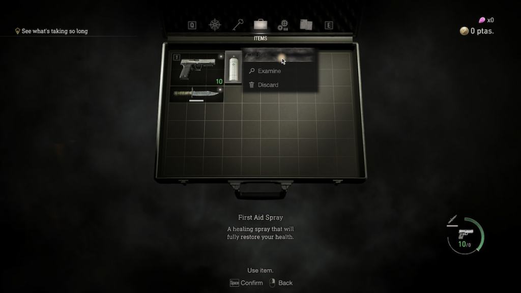 How to heal in the Resident Evil 4 remake demo | Pro Game Guides
