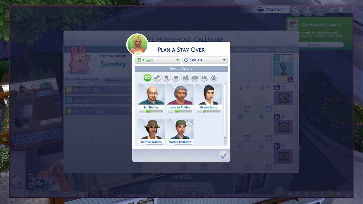 Sims 4 Stay Over Guests