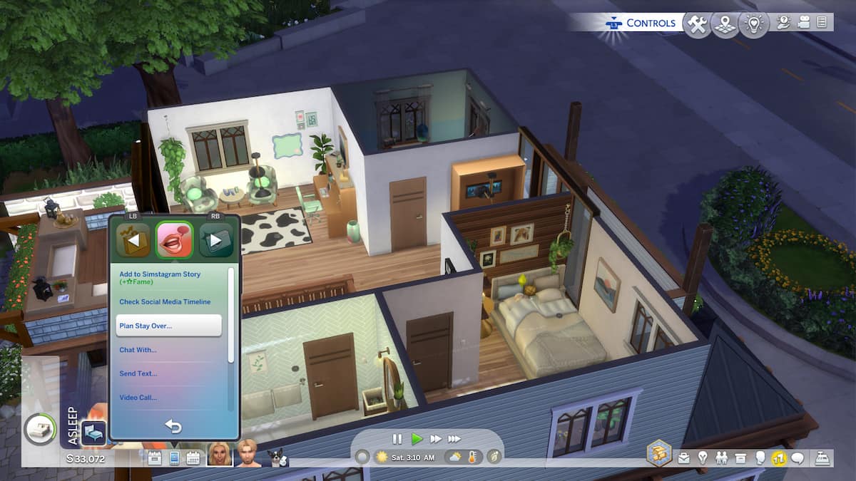 How to Start and End a Stay-Over in Sims 4
