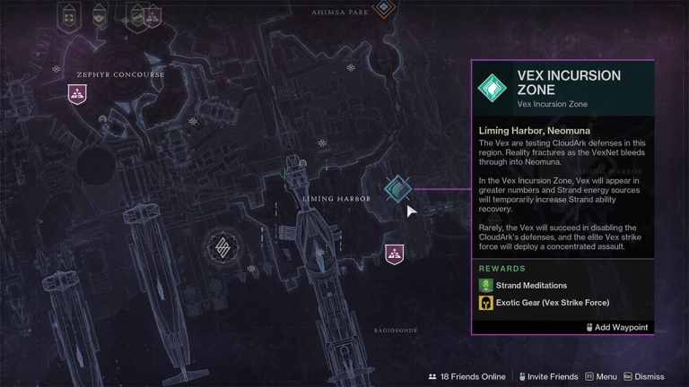 Where to find the Vex Incursion Zone in Destiny 2 Lightfall | Pro Game ...