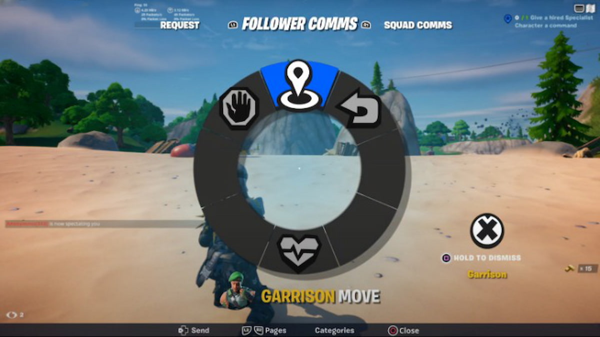 How to give a Specialist a command in Fortnite | Pro Game Guides