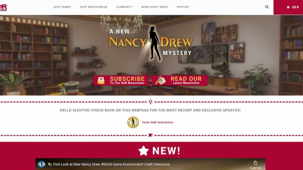 Current Password for the Nancy Drew Secret Website | Pro Game Guides