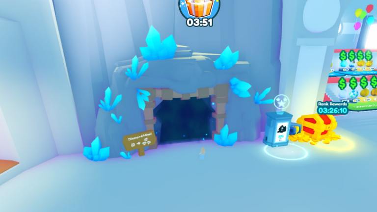 Where is the Diamond Mine in Pet Simulator X? - Roblox | Pro Game Guides