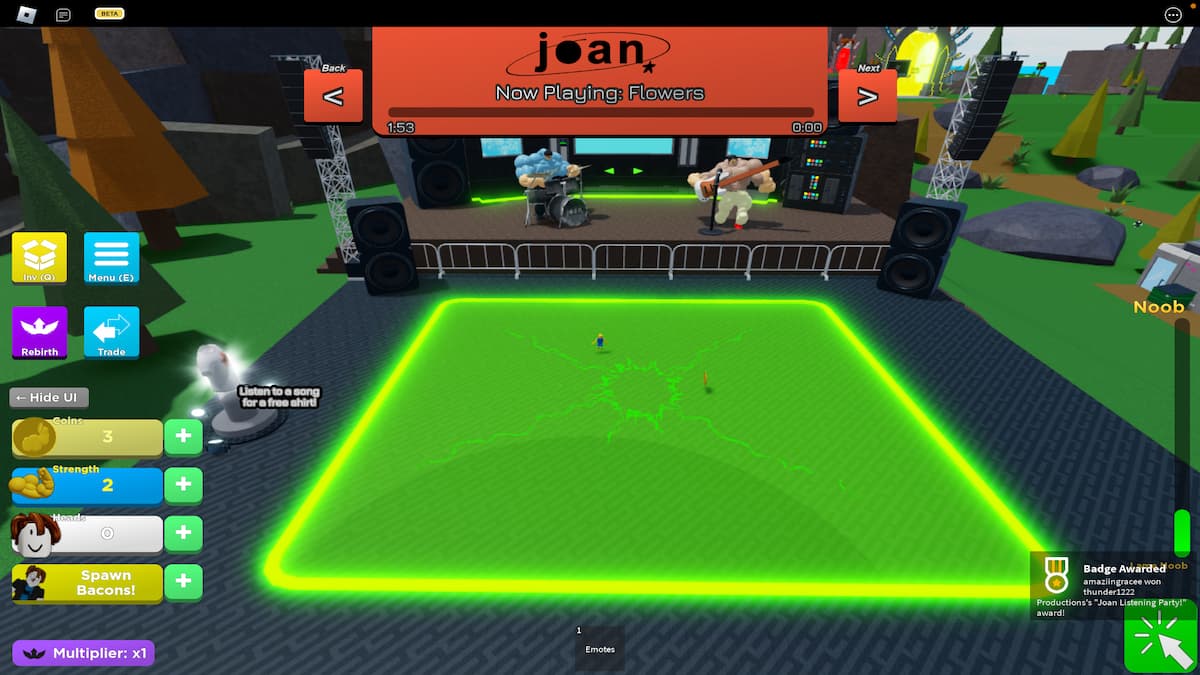 Как получить бесплатную футболку Джоан в Mega Noob Simulator – Roblox ...