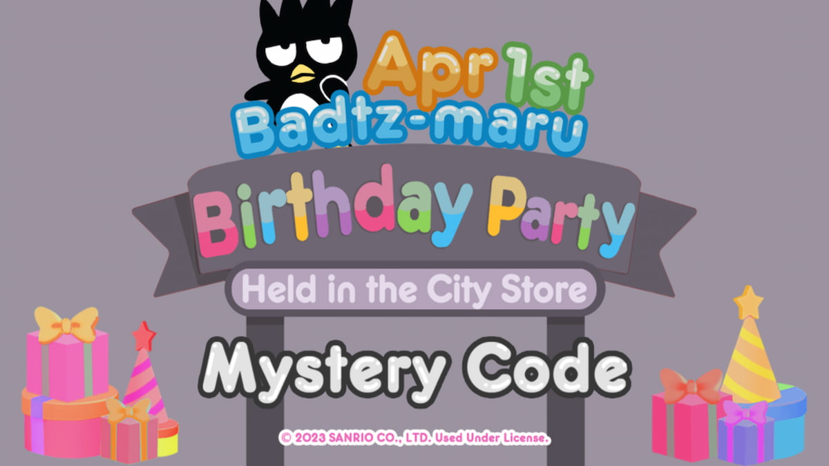 How to get the Badtz-Maru birthday code in My Hello Kitty Cafe - Roblox ...