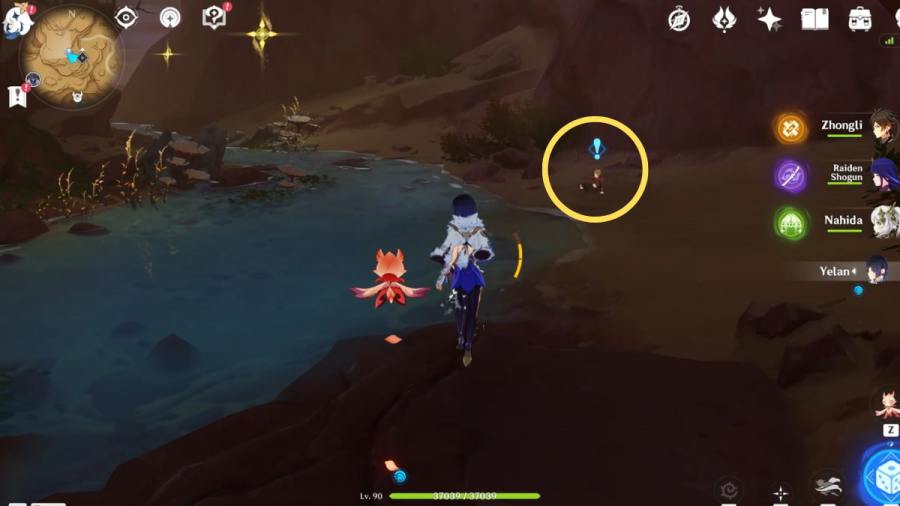 Genshin Impact An Artist Adrift World Quest (Day 1) guide | Pro Game Guides