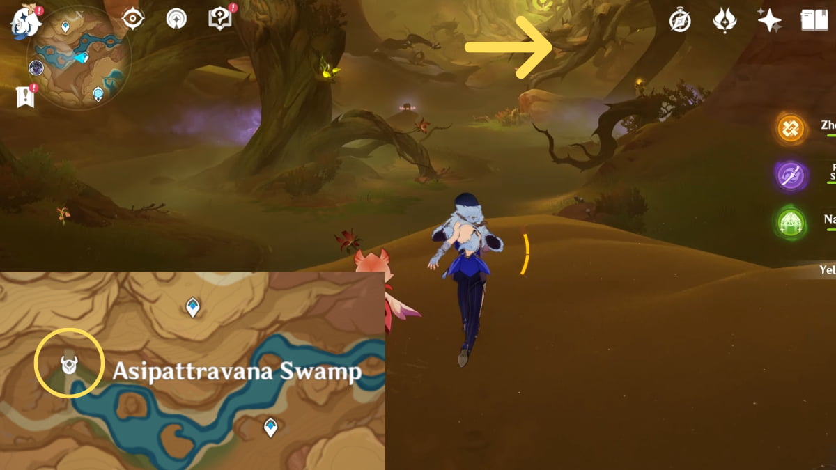 Genshin Impact An Artist Adrift World Quest (Day 1) guide | Pro Game Guides