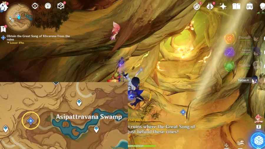 Genshin Impact As the Khvarena’s Light Shows Nirodha World Quest guide ...