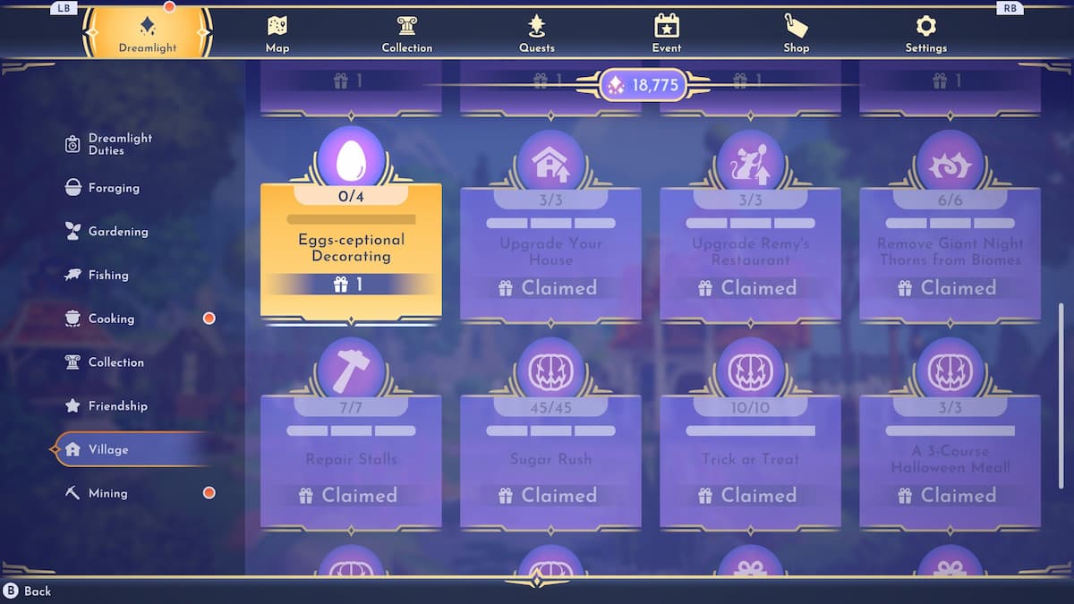 How to complete Eggs-ceptional Decorating in Disney Dreamlight Valley ...