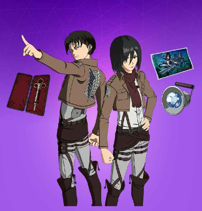 Fortnite Mikasa & Levi Bundle - Pro Game Guides