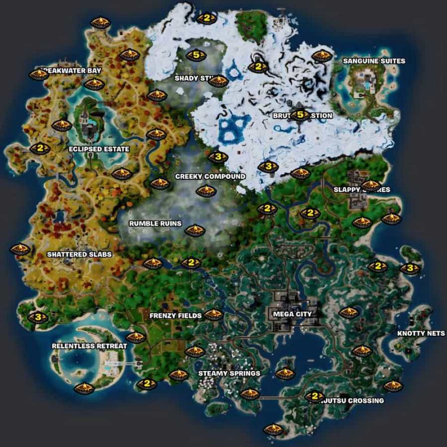 Fortnite Campfire Locations - Where and how to light them | Pro Game Guides