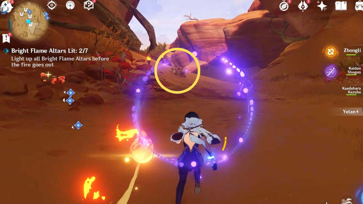 Genshin Impact Trial of Fluorescent Flame walkthrough – Awakening's ...
