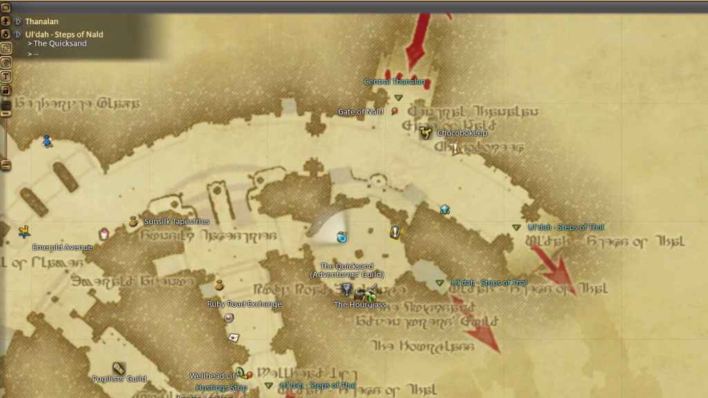 Where to find the Adventurers' Guilds Music Roll Vendors NPCs in FFXIV ...