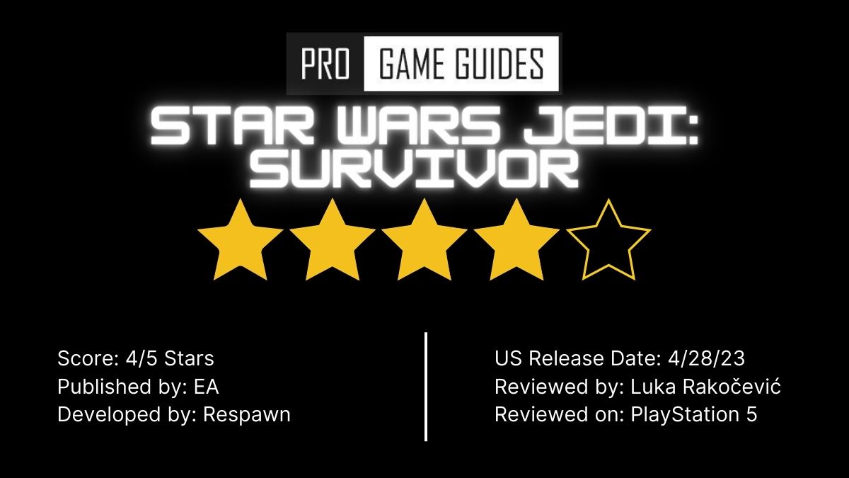 Star Wars Jedi Survivor Review: The Force is okay with this one | Pro Game Guides