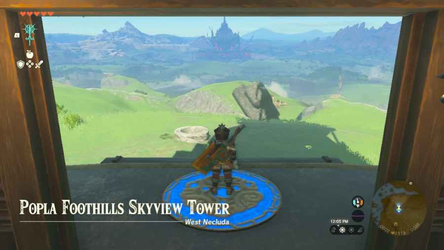 How to activate the Popla Foothills Skyview Tower in Zelda Tears of the Kingdom (TOTK) | Pro ...