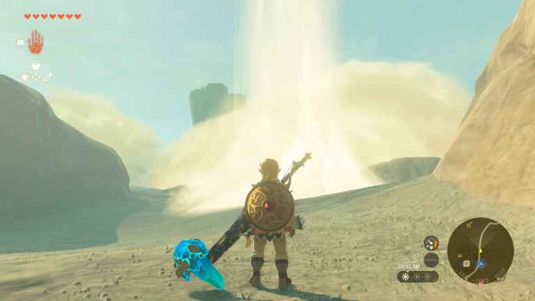 How to get past the sand storm to Gerudo Town in TotK (Zelda Tears of ...