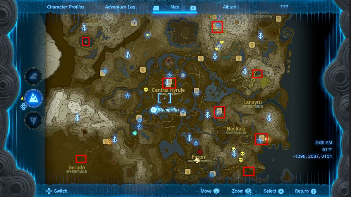 All Village Locations in TotK (Map) - Zelda Tears of the Kingdom | Pro Game Guides