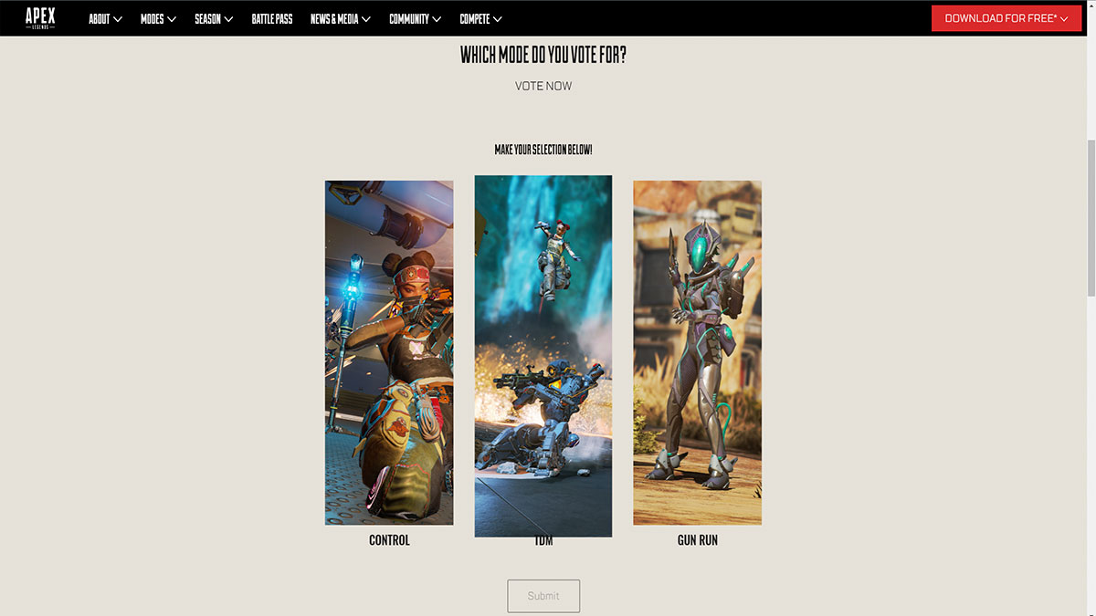 How to vote for the Apex Legends LTM | Pro Game Guides