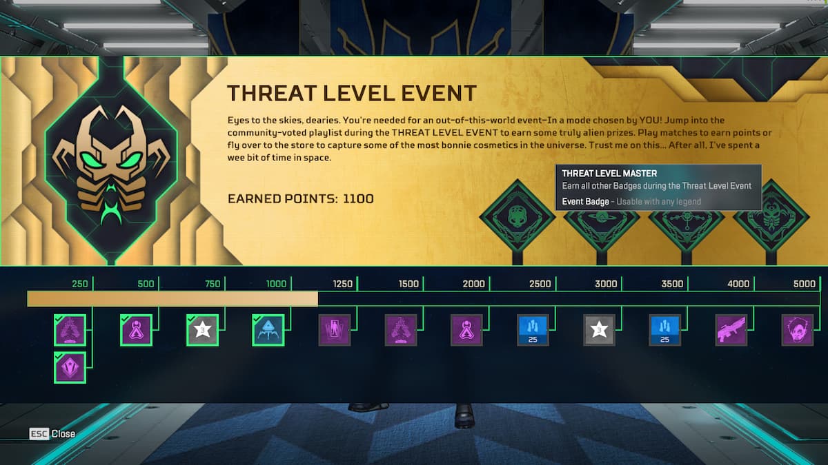 How to earn all Threat Level Event Badges in Apex Legends | Pro Game Guides
