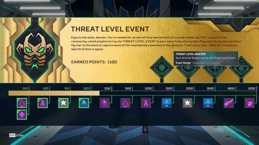 How to earn all Threat Level Event Badges in Apex Legends | Pro Game Guides