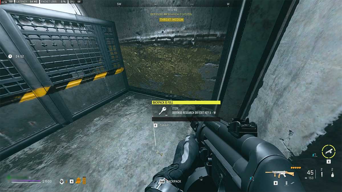 Where to use Defense Research Division Exit Keys A & B in DMZ - Pro ...