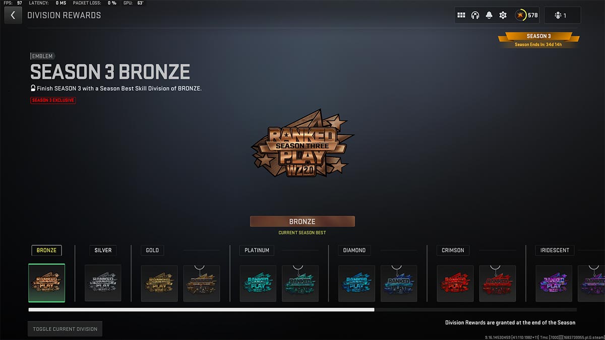 All Warzone 2 Ranked Play Rewards - Pro Game Guides